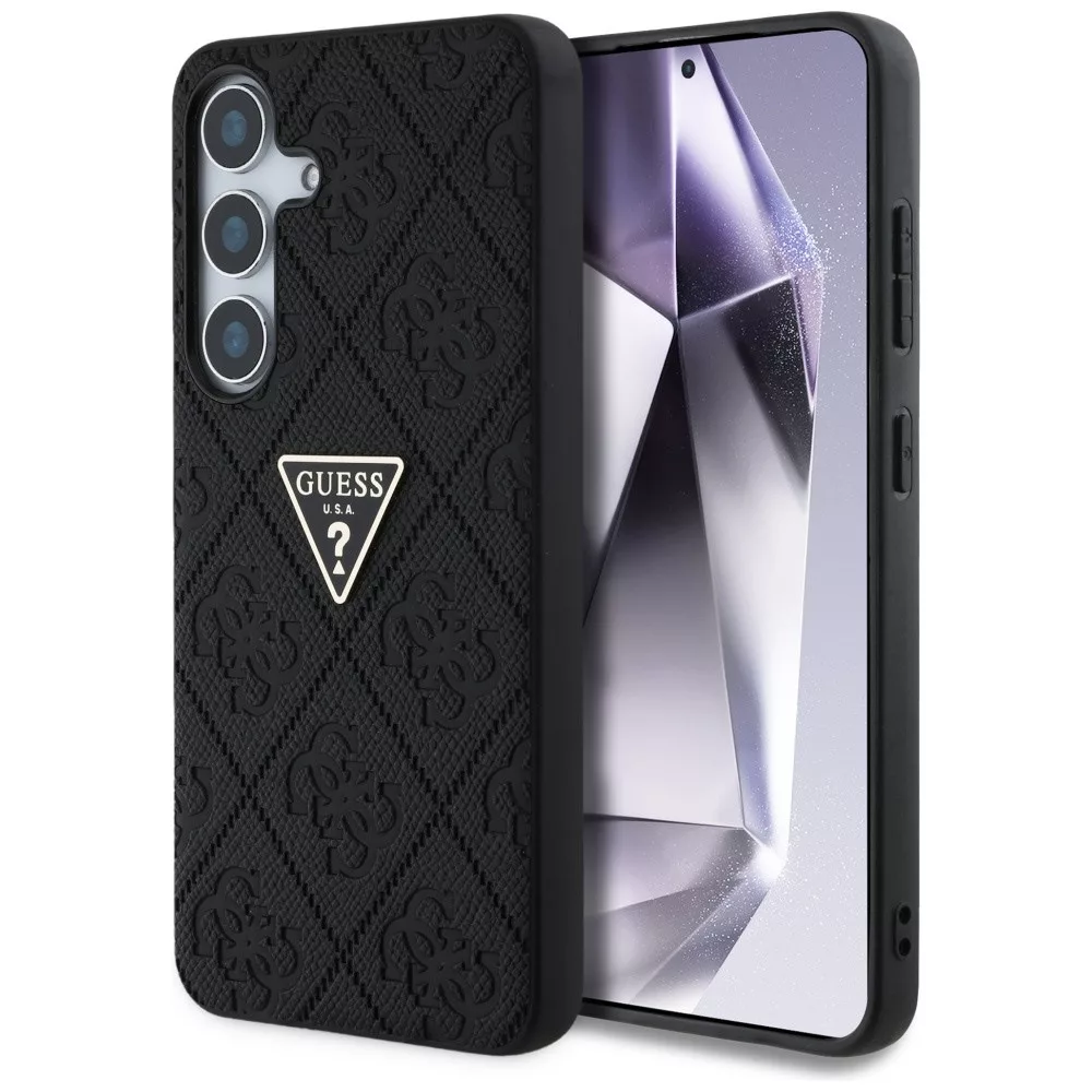 Guess Hot Stamp 4G Pattern Triangle Metal Logo Samsung Galax